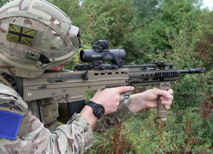 Новая модификация винтовки SA80A3 (L85A3)